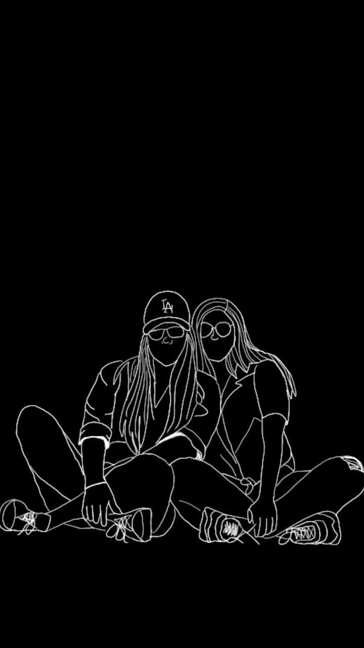 Best Friends Drawing Wallpapers - Wallpaper Cave