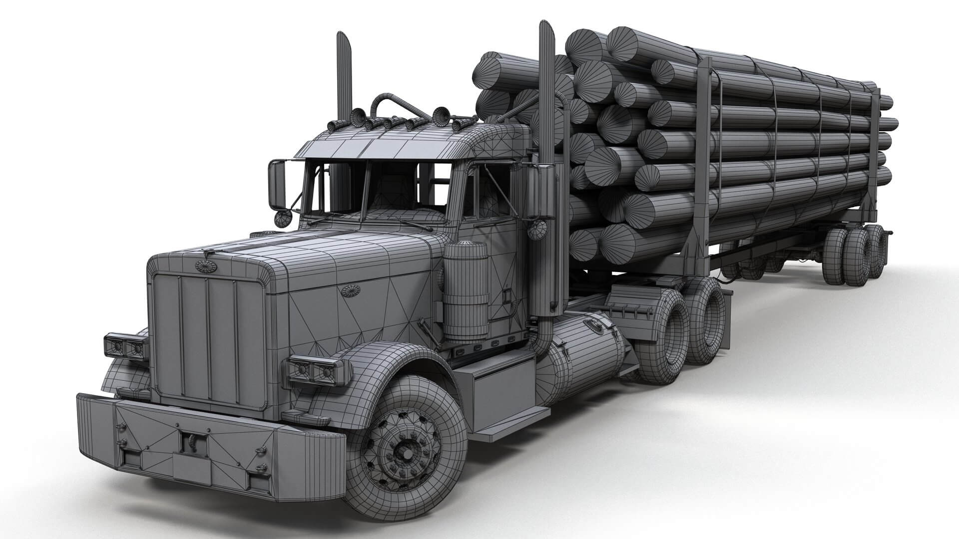 Logging Semi Trucks Wallpapers - Wallpaper Cave