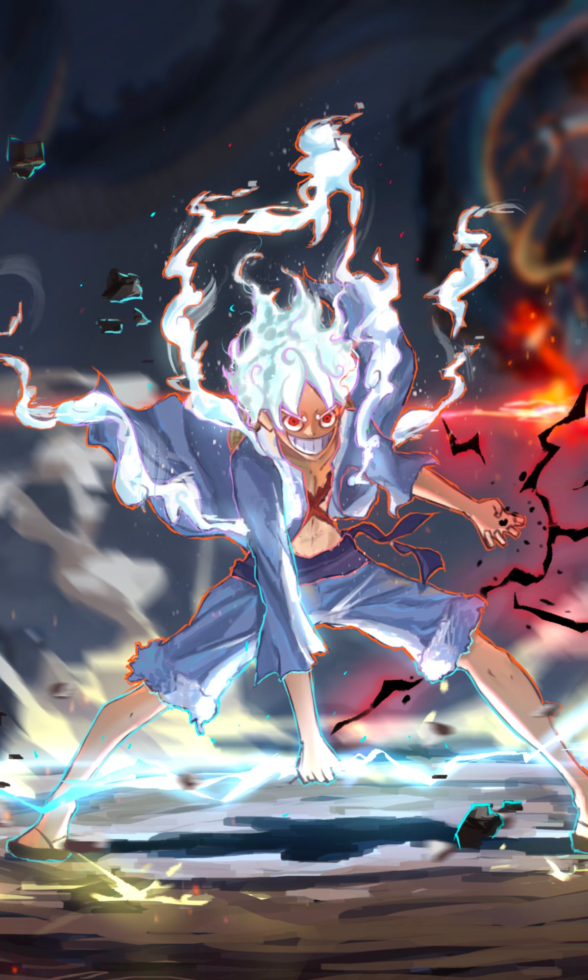 Luffy Gear 5 iPhone 4k Wallpapers - Wallpaper Cave