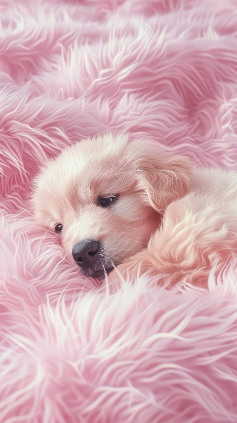 Pink Aesthetic Dog Wallpapers - Wallpaper Cave