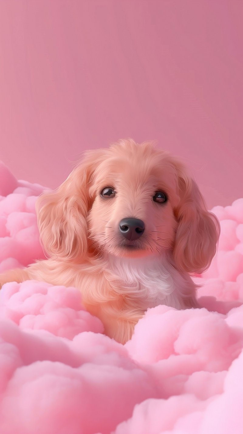 Pink Aesthetic Dog Wallpapers - Wallpaper Cave