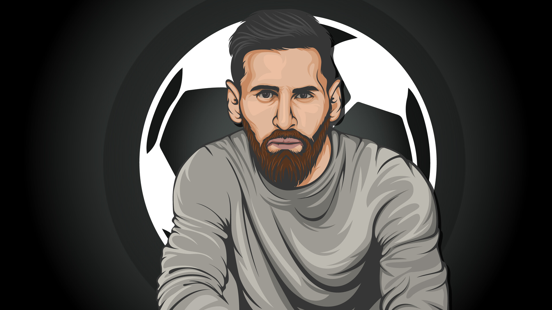 Messi Vector Wallpapers - Wallpaper Cave
