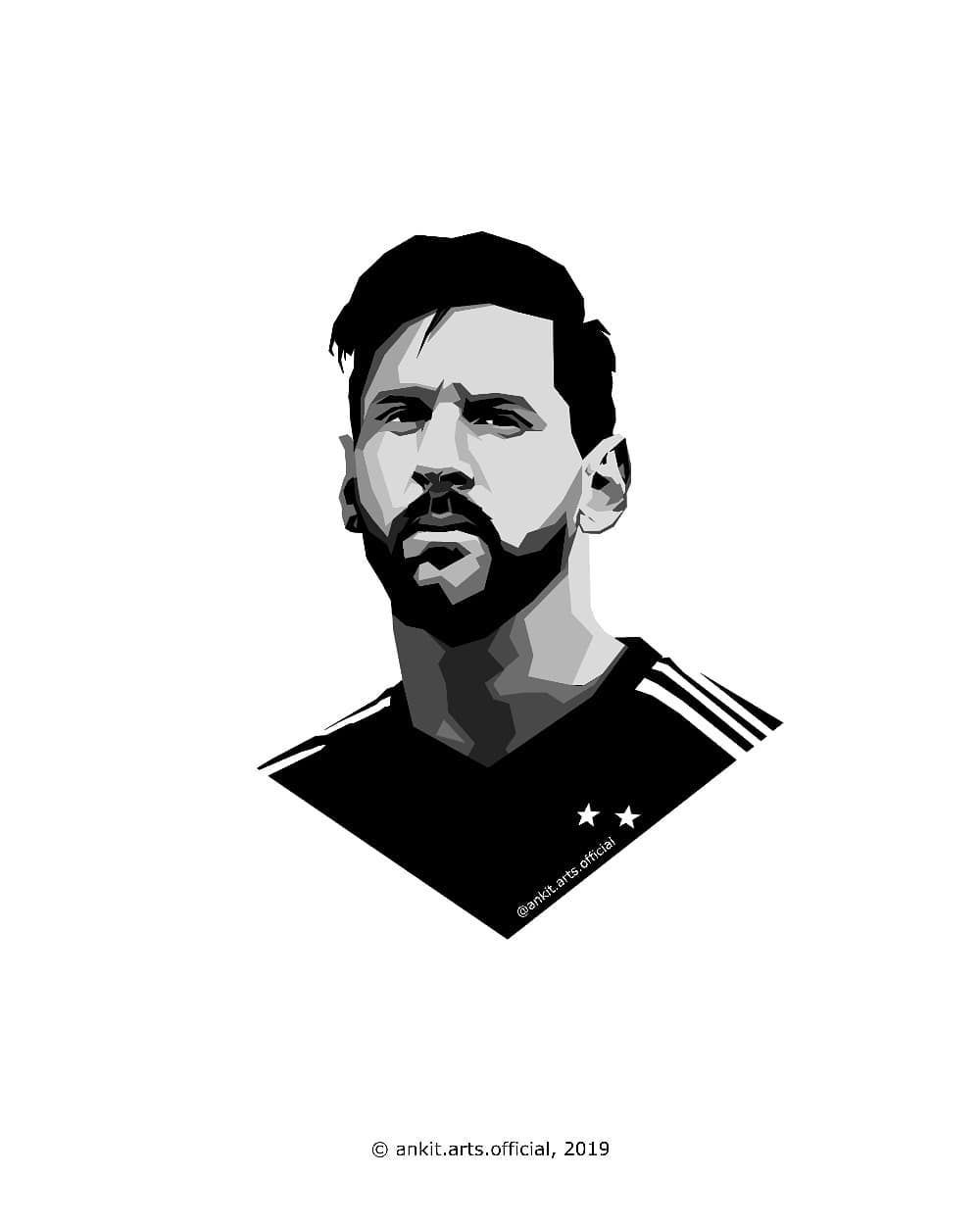 Messi Vector Wallpapers - Wallpaper Cave