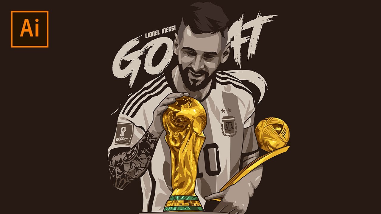 Messi Vector Wallpapers - Wallpaper Cave