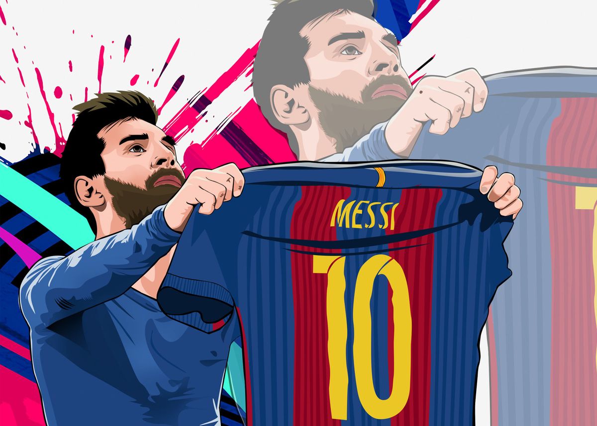 Messi Vector Wallpapers - Wallpaper Cave