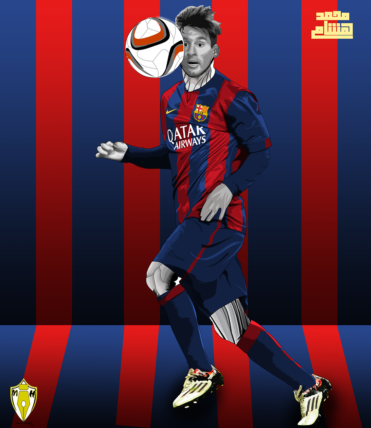 Messi Vector Wallpapers - Wallpaper Cave