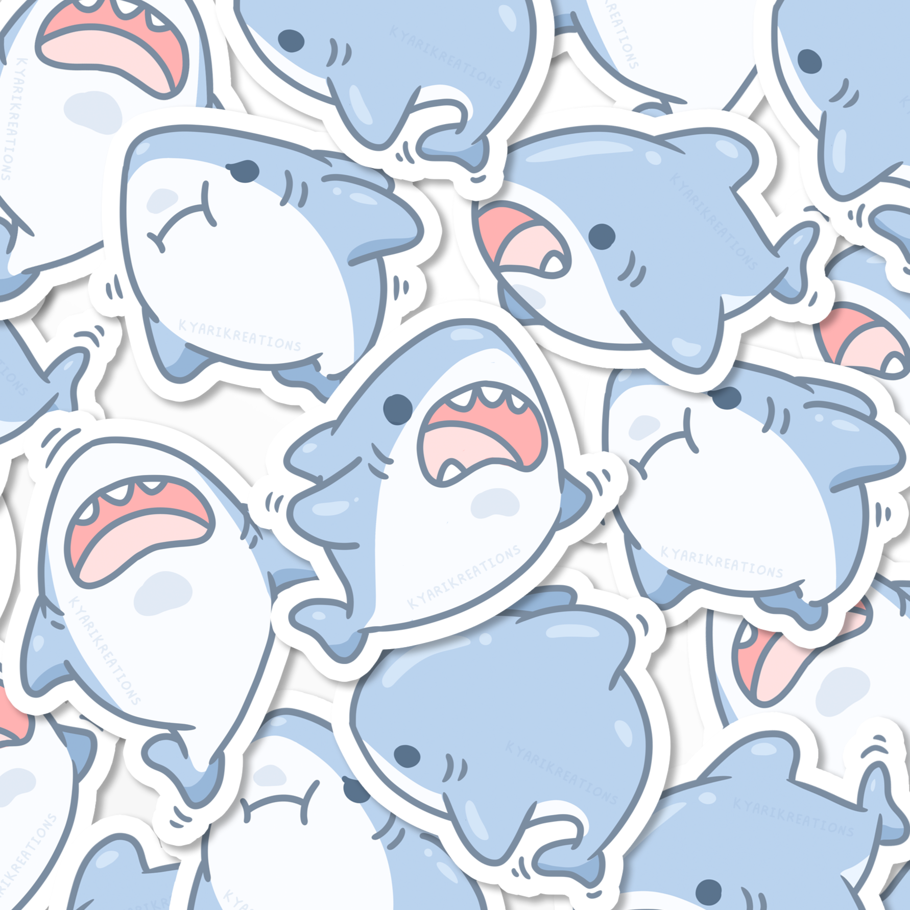 Shark Kawaii Wallpapers - Wallpaper Cave