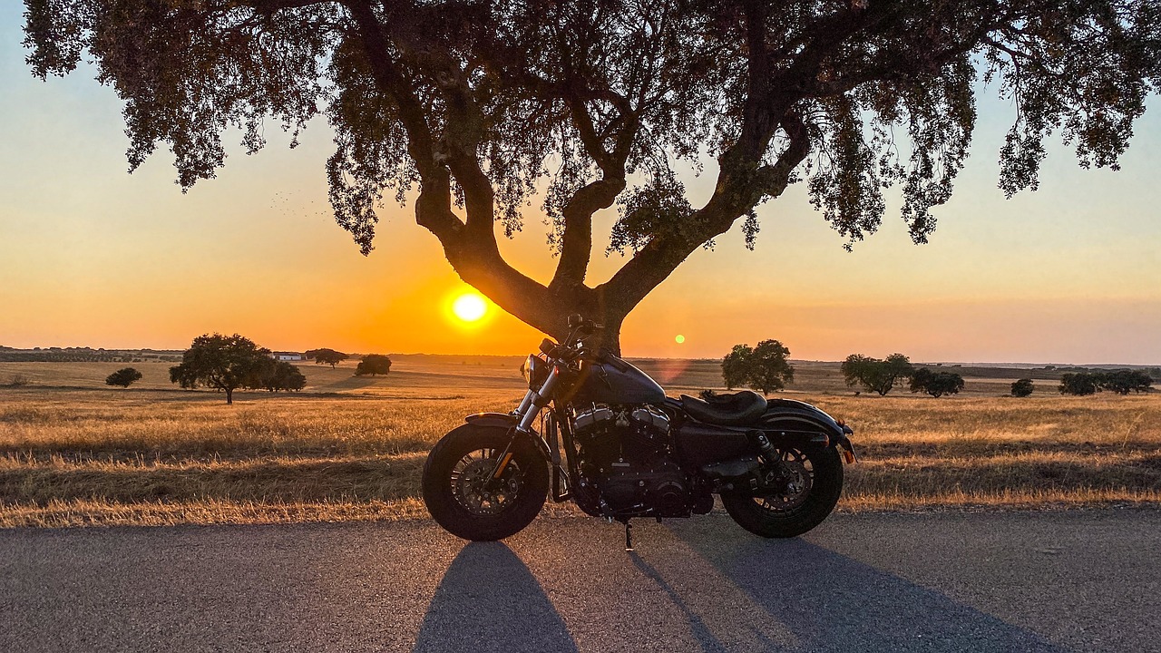 Motorcycles Sunset Wallpapers - Wallpaper Cave
