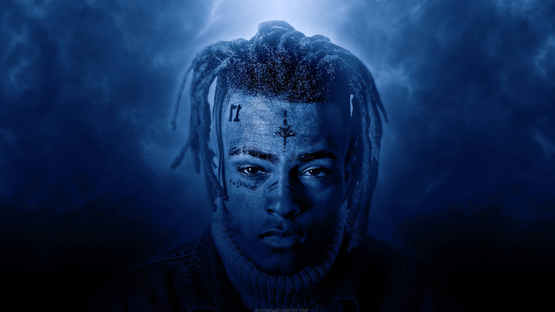 XXXTentacion Blue Hair PC Wallpapers - Wallpaper Cave