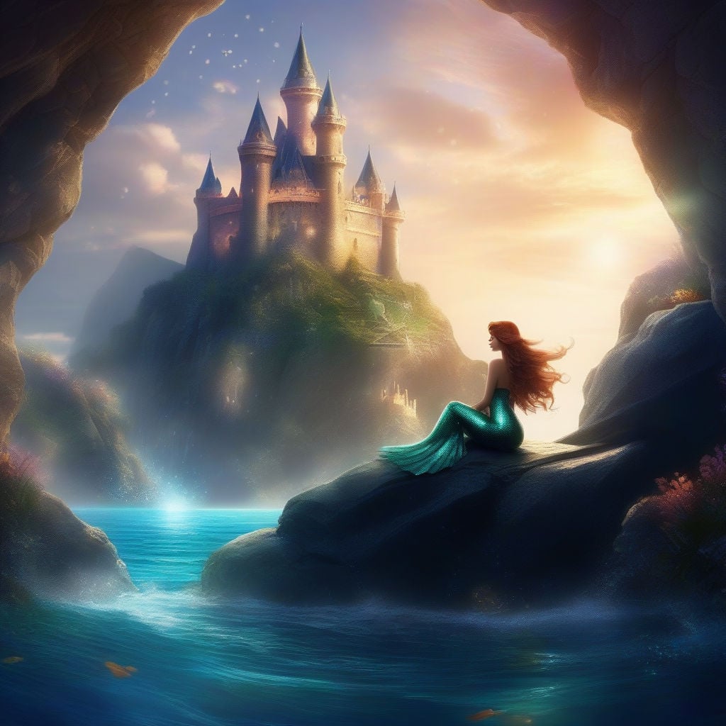 The Little Mermaid Castle Wallpapers - Wallpaper Cave