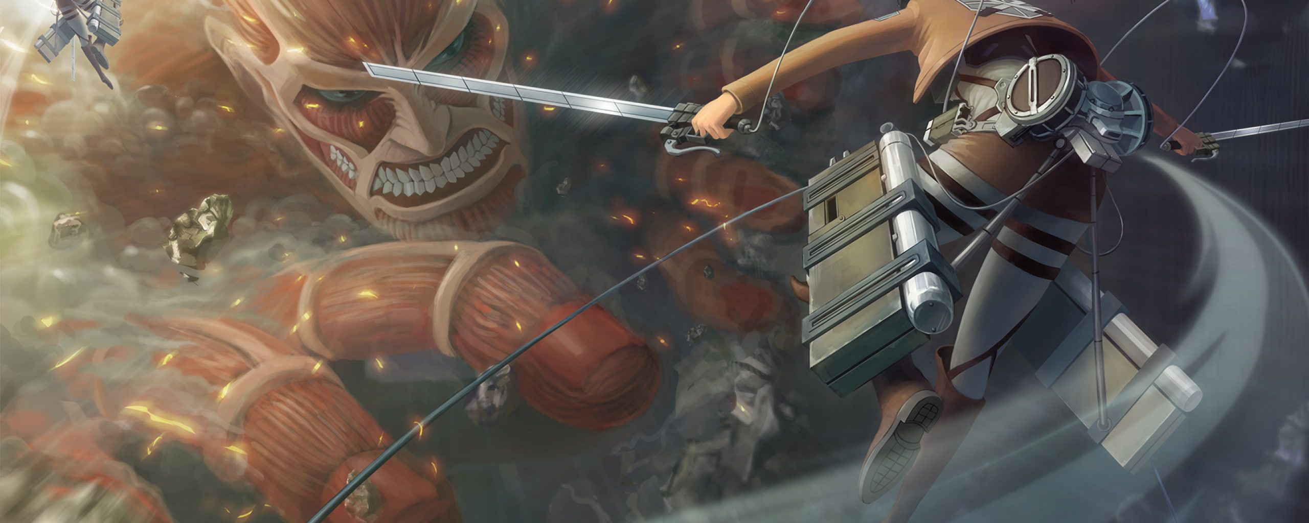 Attack On Titan Dual Monitor Wallpapers - Wallpaper Cave
