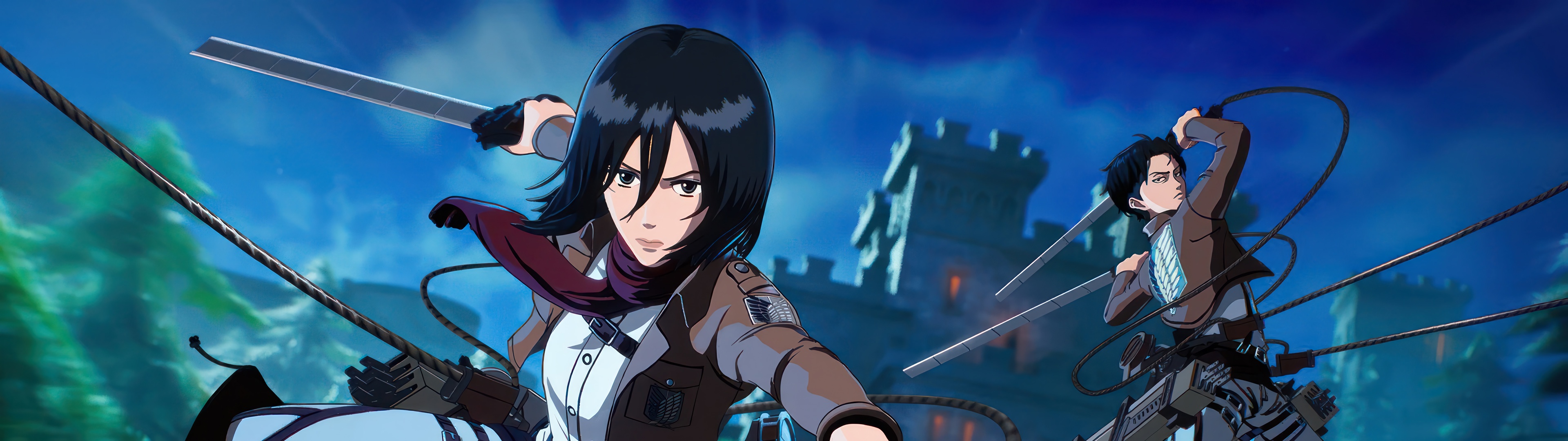 Attack On Titan Dual Monitor Wallpapers - Wallpaper Cave