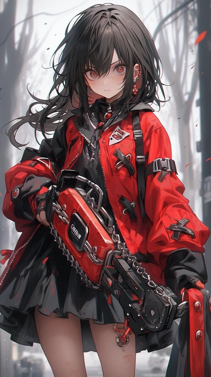 Female Warrior Anime Red Wallpapers - Wallpaper Cave