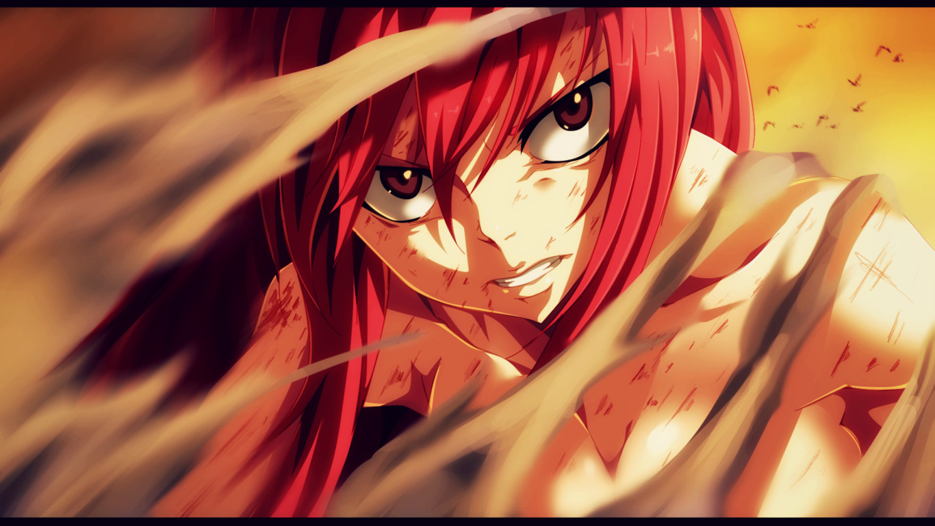 Female Warrior Anime Red Wallpapers - Wallpaper Cave