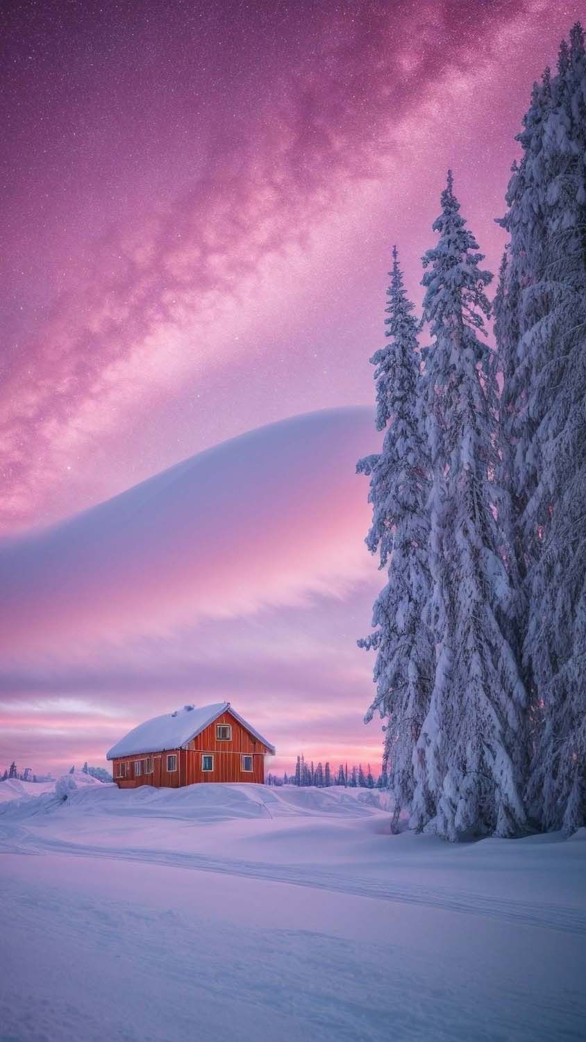 HD Snowfall Sunset iPhone Wallpapers - Wallpaper Cave