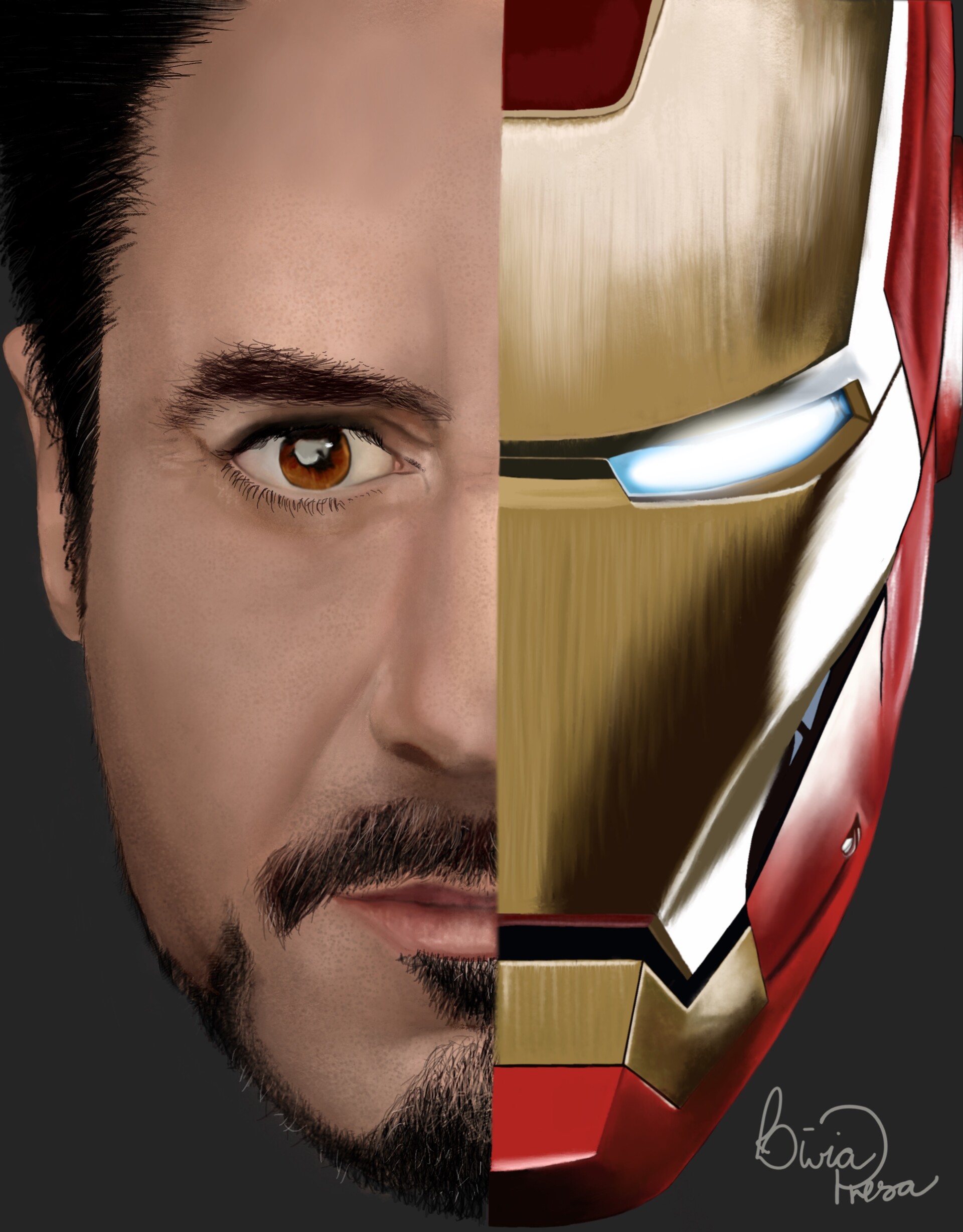 Tony Stark Face Wallpapers - Wallpaper Cave