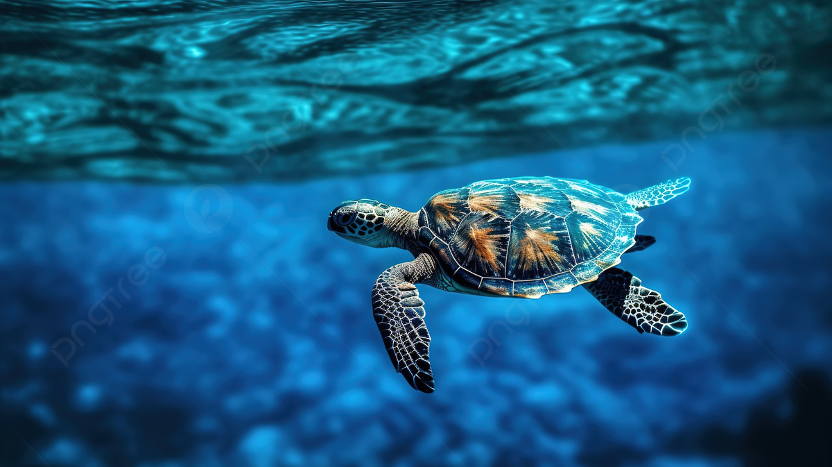 Blue Sea Turtle Wallpapers - Wallpaper Cave