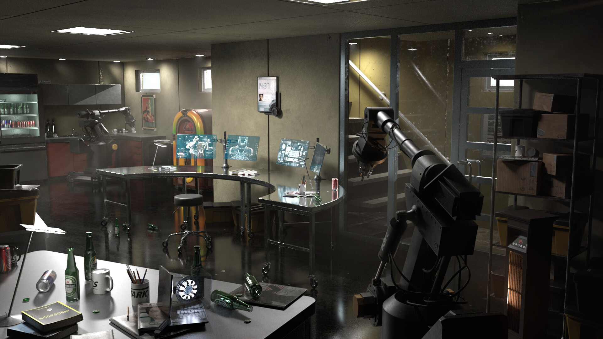 Tony Stark Workshop Wallpapers - Wallpaper Cave