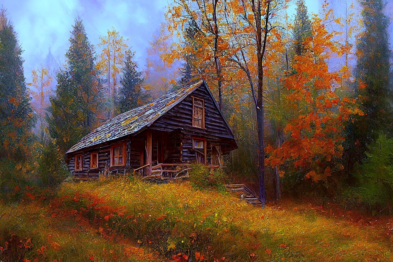 Autumn Cabin Wallpapers - Wallpaper Cave