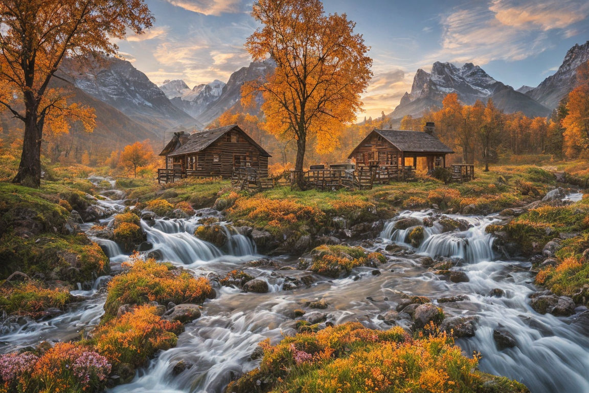 Autumn Cabin Wallpapers - Wallpaper Cave