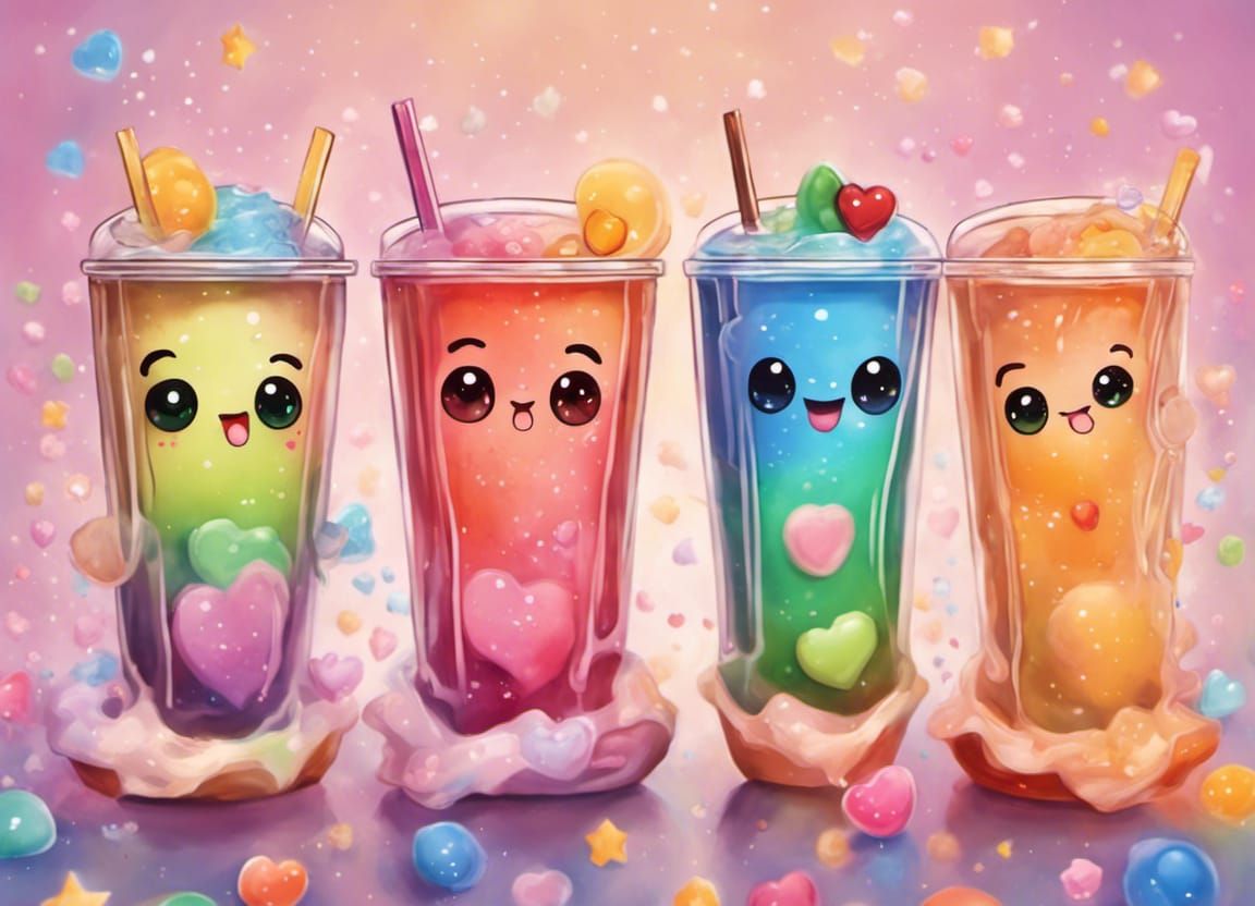 Rainbow Boba Wallpapers - Wallpaper Cave