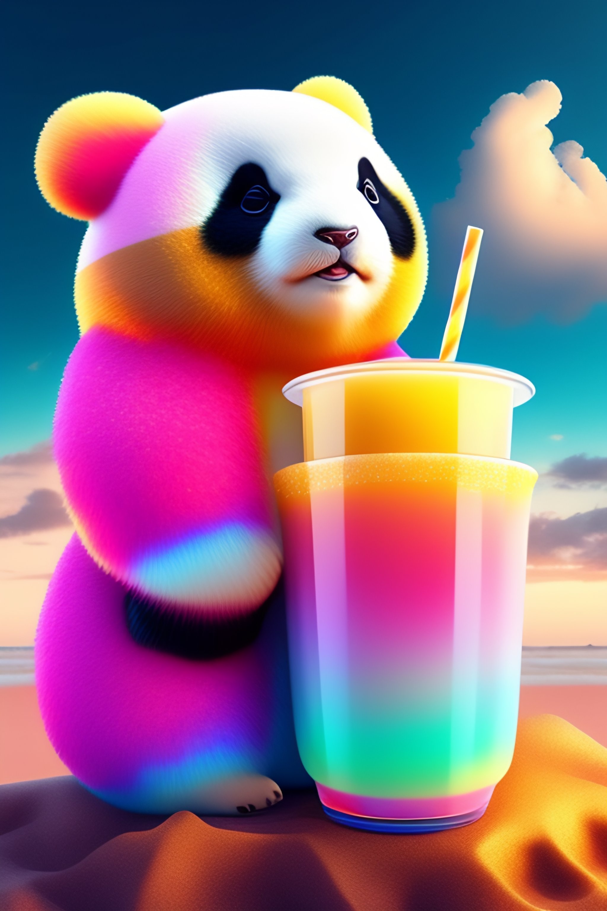 Rainbow Boba Wallpapers - Wallpaper Cave