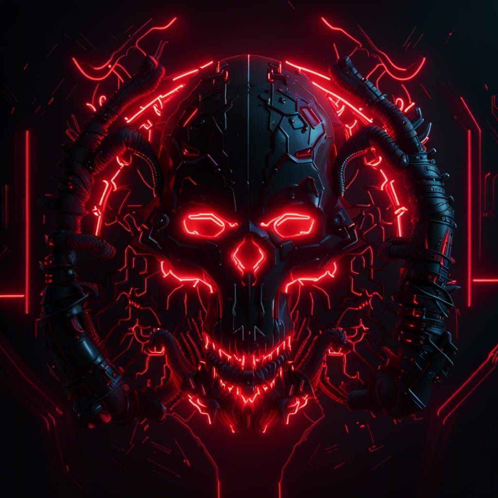 Red And Black Neon Wallpapers - Wallpaper Cave
