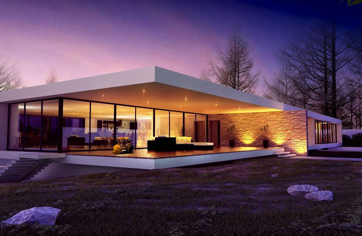 Modern Villa Wallpapers - Wallpaper Cave