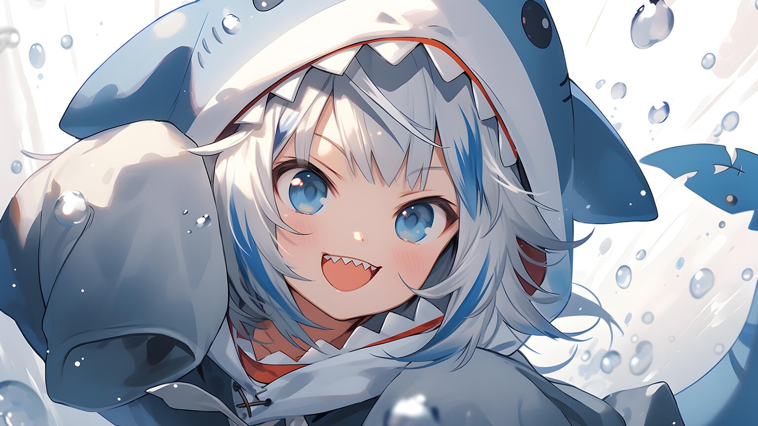 Shark Girl Anime Wallpapers - Wallpaper Cave