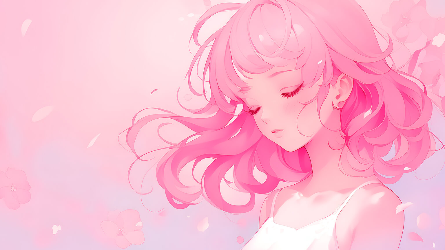 Pink Aesthetic Pc Anime Wallpapers Wallpaper Cave