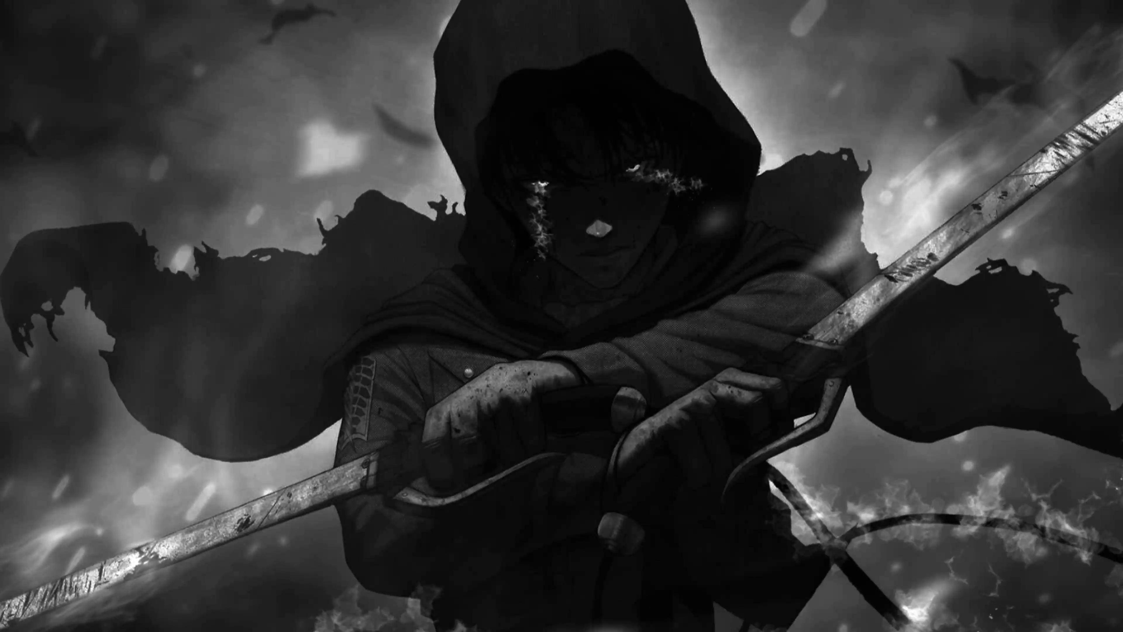 AoT Black And White Wallpapers - Wallpaper Cave