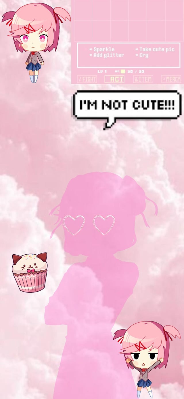 Natsuki DDLC Phone Wallpapers - Wallpaper Cave