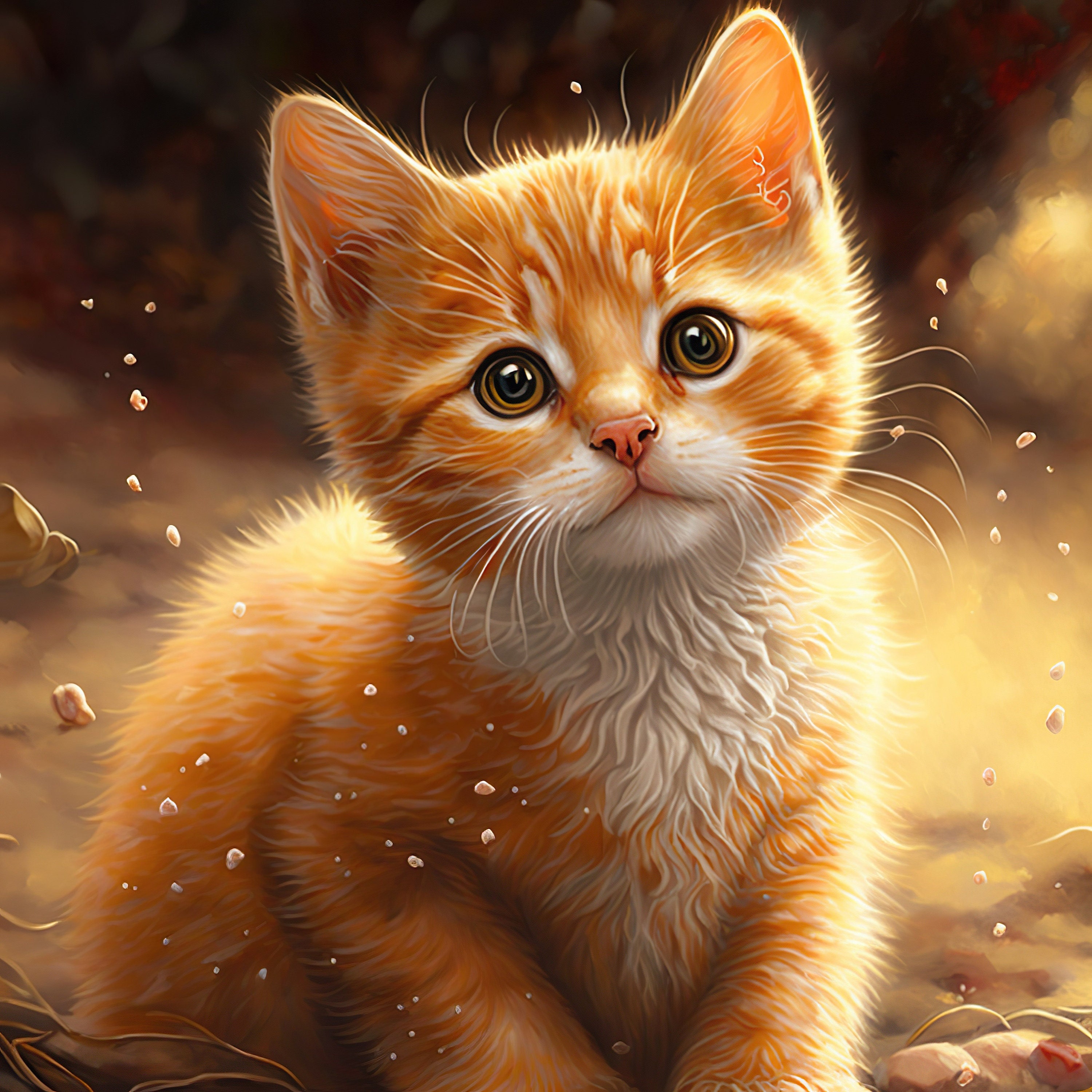 Orange Kitty Wallpapers - Wallpaper Cave