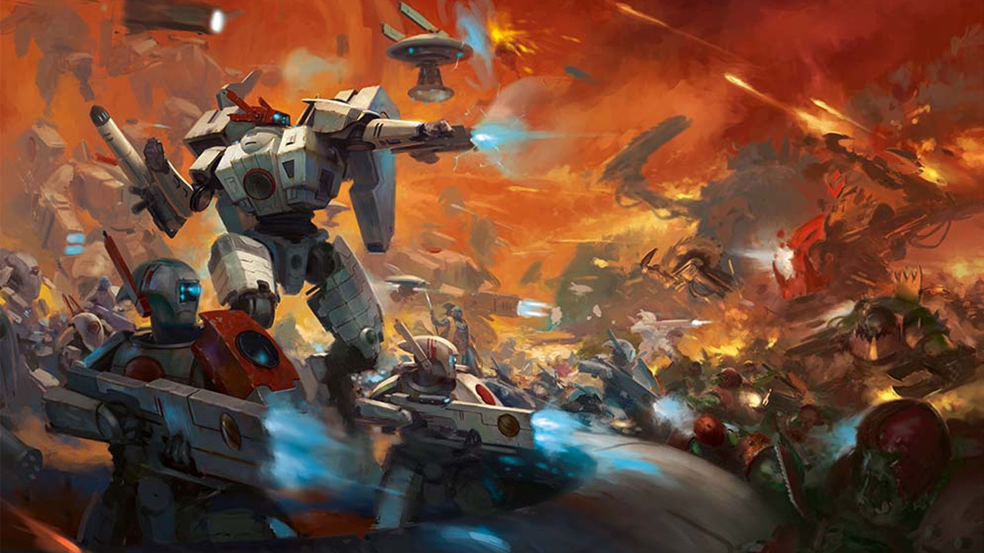 Papel De Parede Warhammer 40k Tau Tau 1080P, 2K, 4K, 5K HD Wallpapers