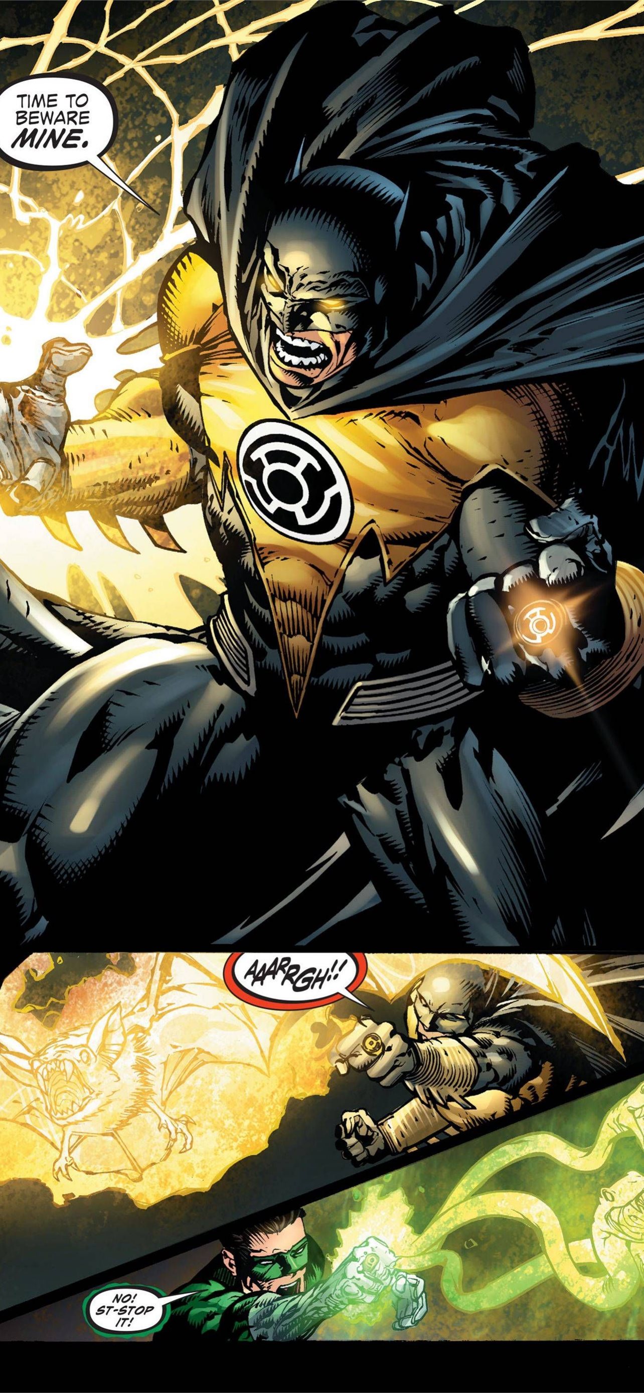 Yellow Lantern Iphone Wallpaper