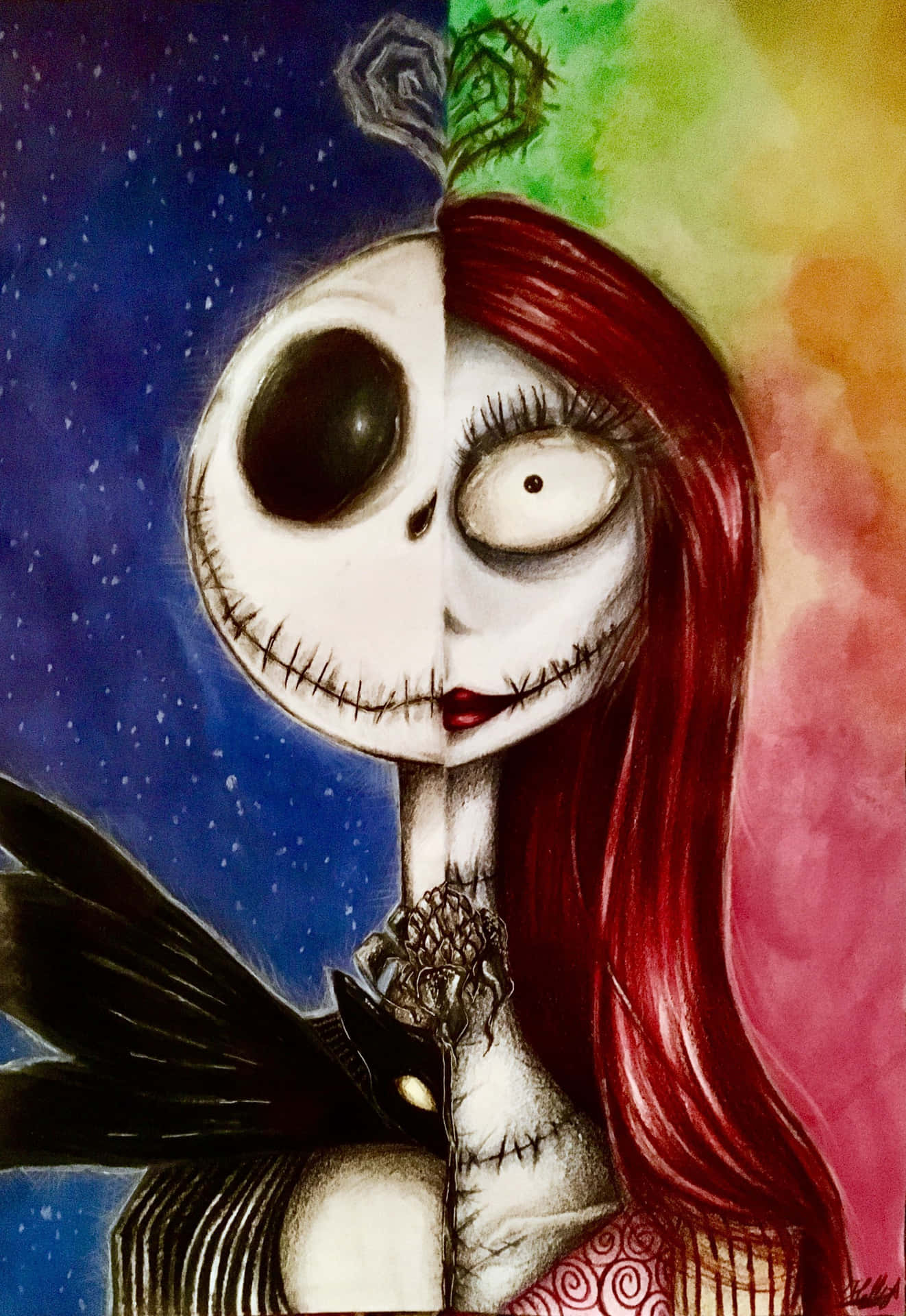 Jack Skellington And Sally Wallpapers - Wallpaper Cave