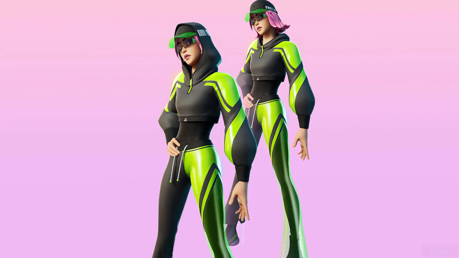 Fortnite Green Girl Wallpapers - Wallpaper Cave