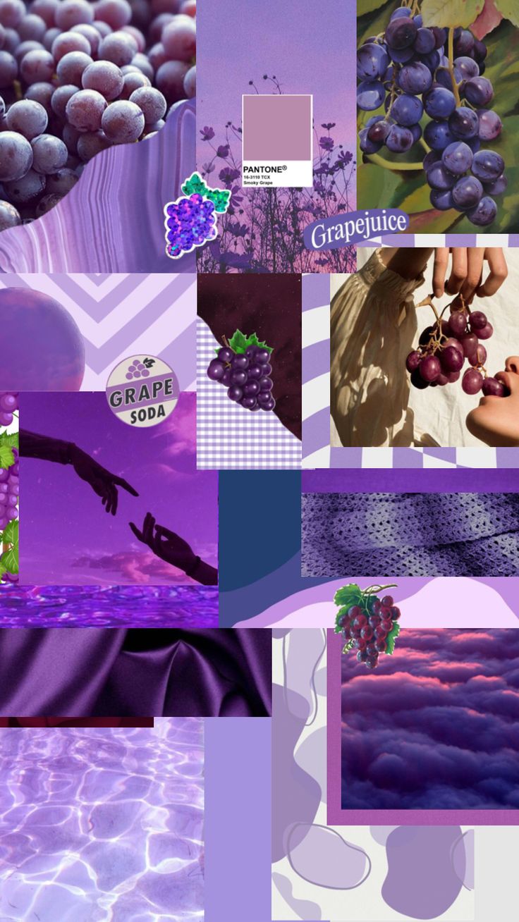 Summer Purple Collage Wallpapers - Wallpaper Cave