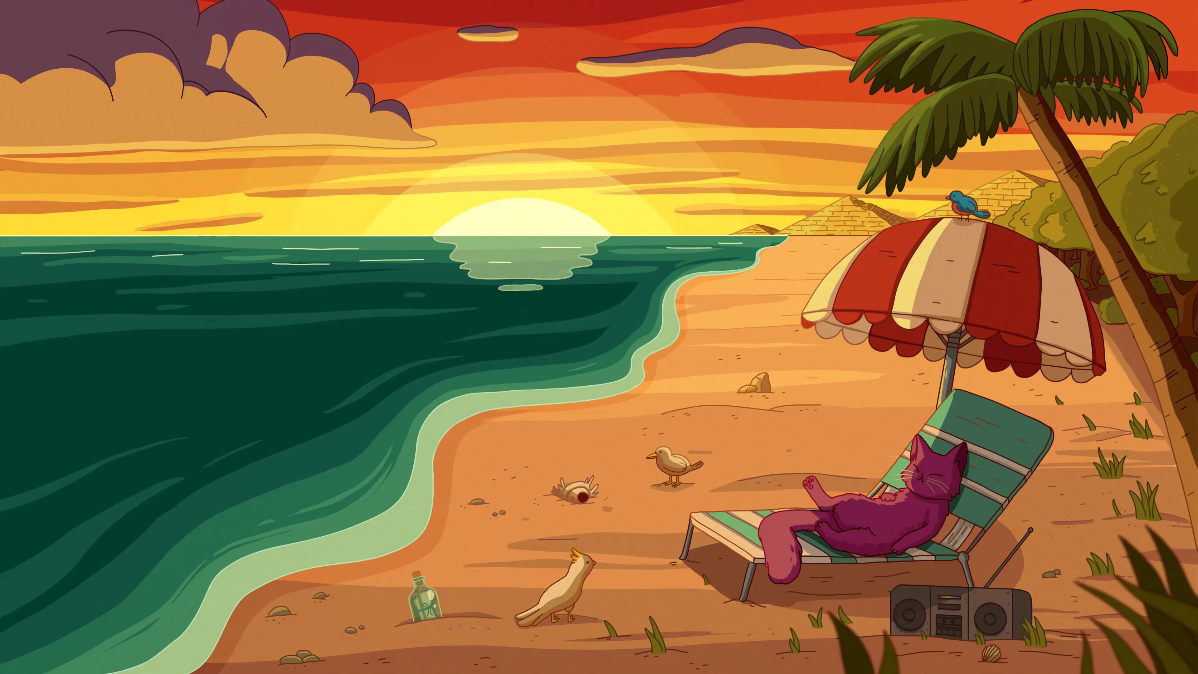 Summer Lofi Desktop Wallpapers - Wallpaper Cave