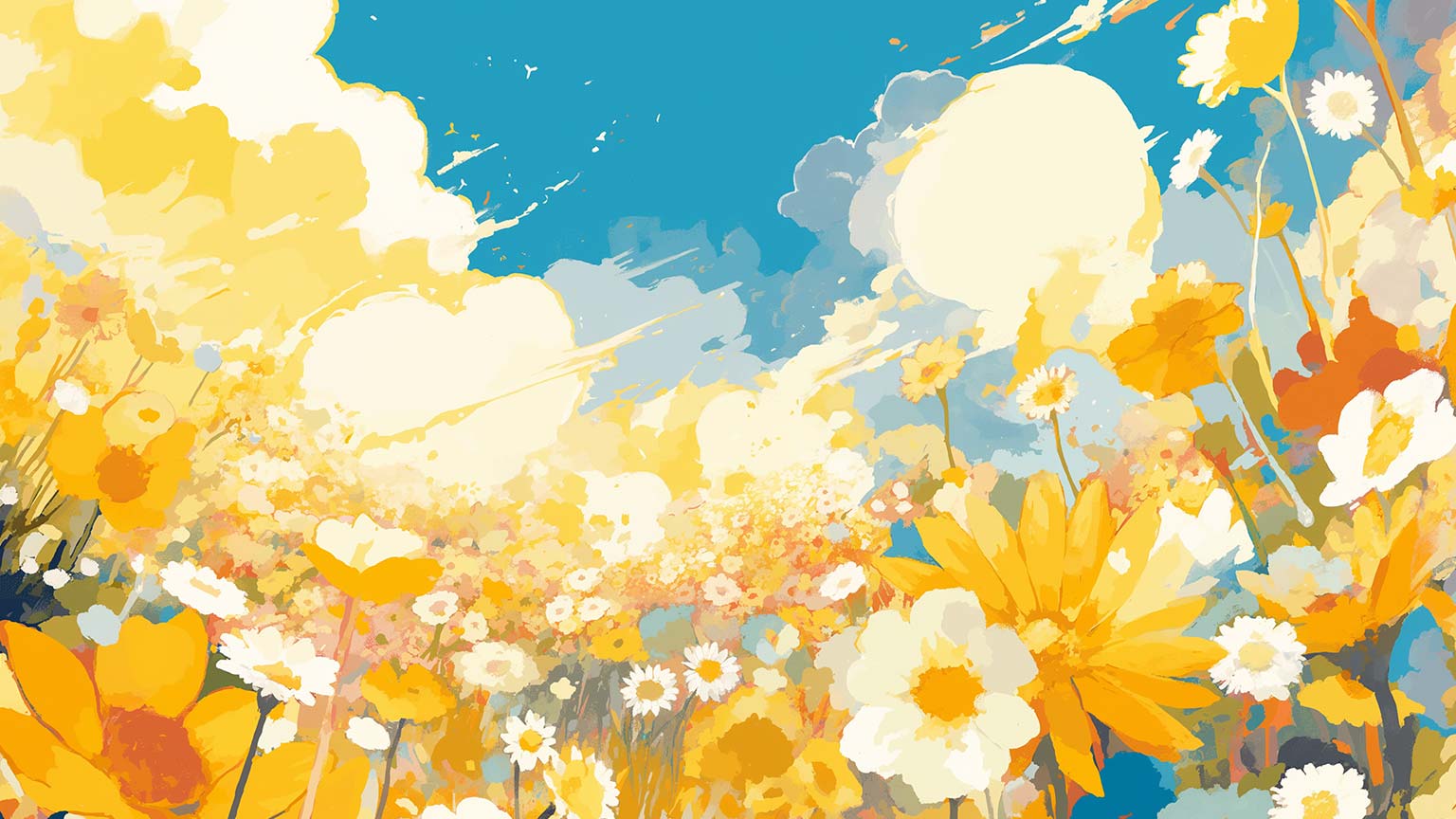 Yellow Spring Fields Wallpapers - Wallpaper Cave