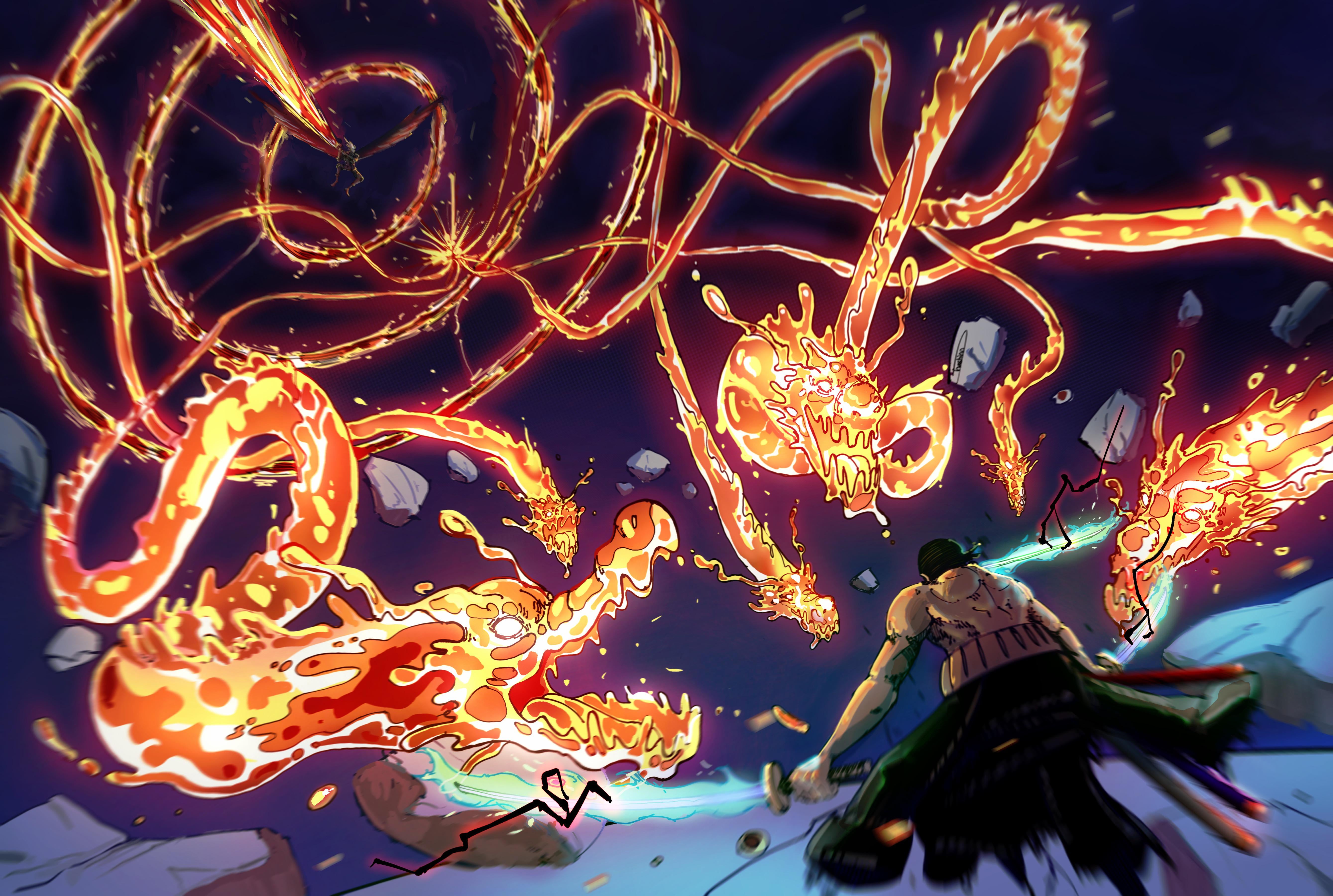 Zoro Vs King Desktop Wallpapers - Wallpaper Cave
