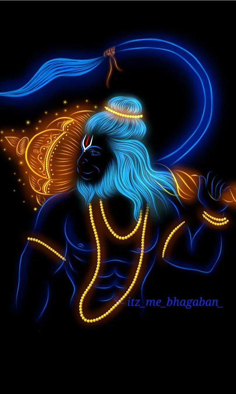 Hanuman Neon Wallpapers - Wallpaper Cave