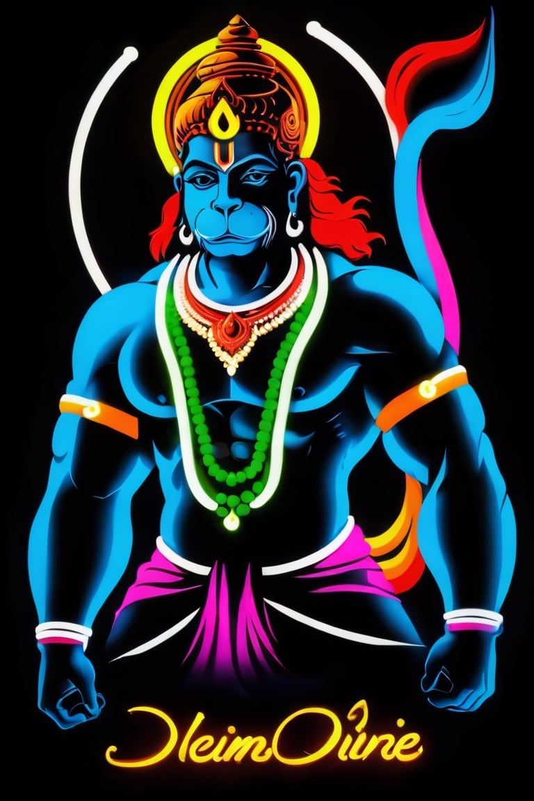 Neon Hanuman Wallpapers - Wallpaper Cave