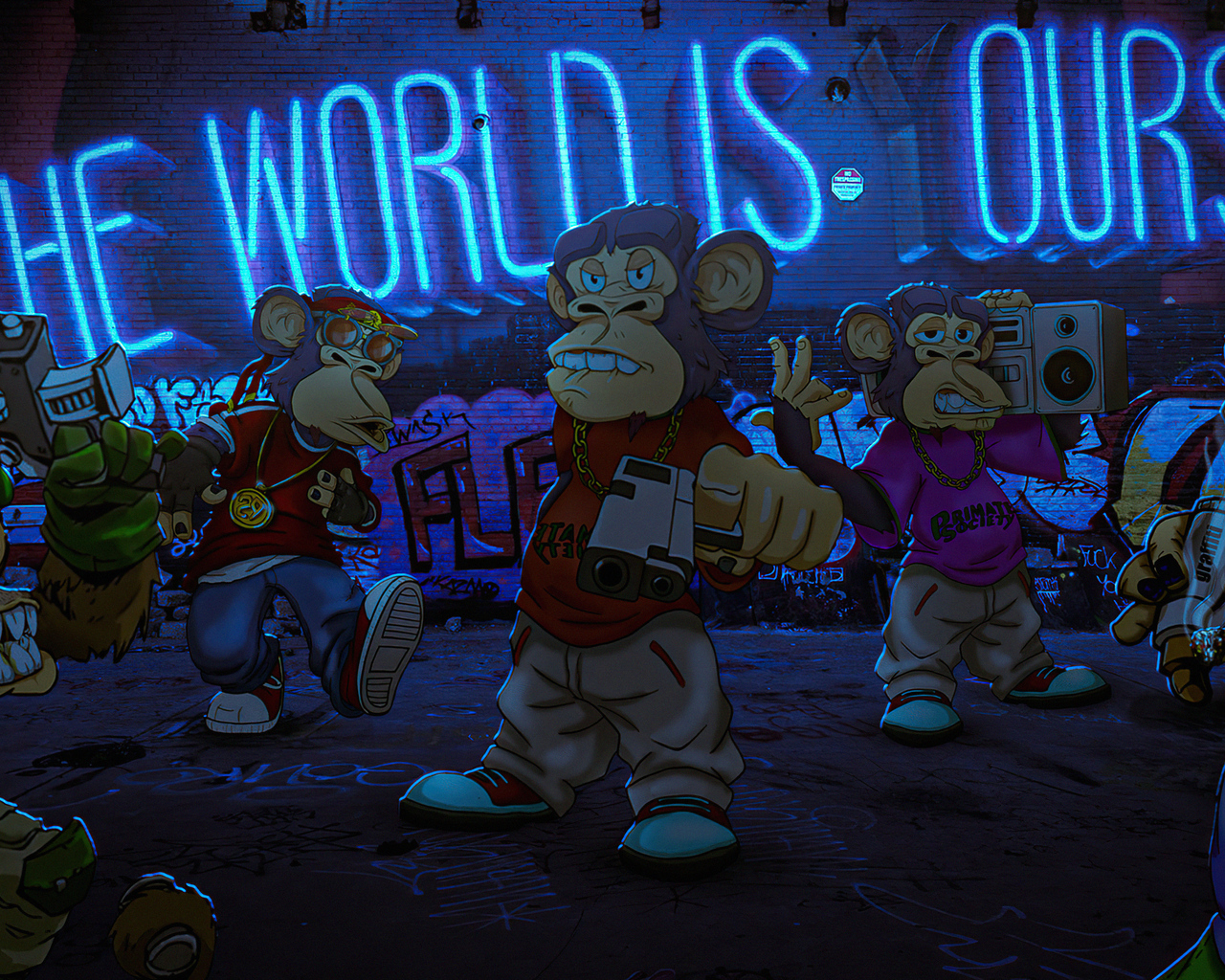 NFT Monkeys Wallpapers - Wallpaper Cave