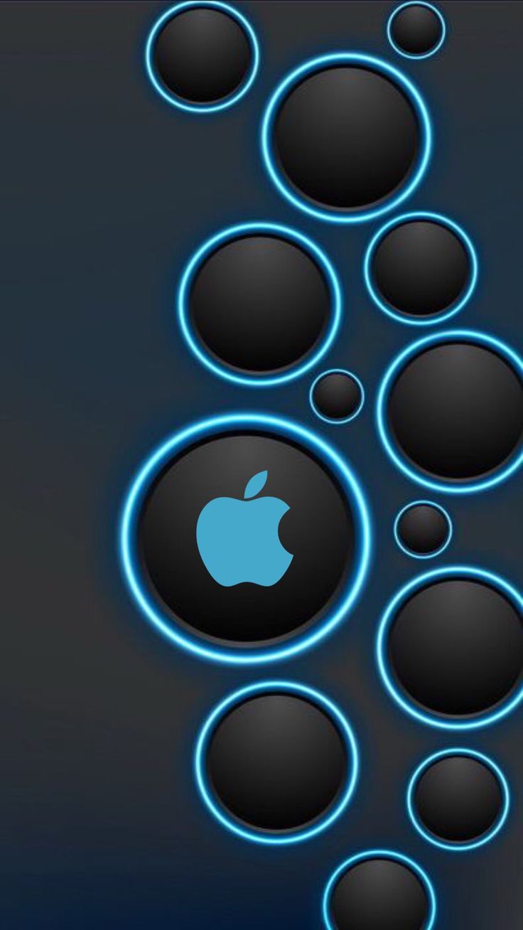 Apple Logo iPhone 11 Pro Max Blue Wallpapers - Wallpaper Cave