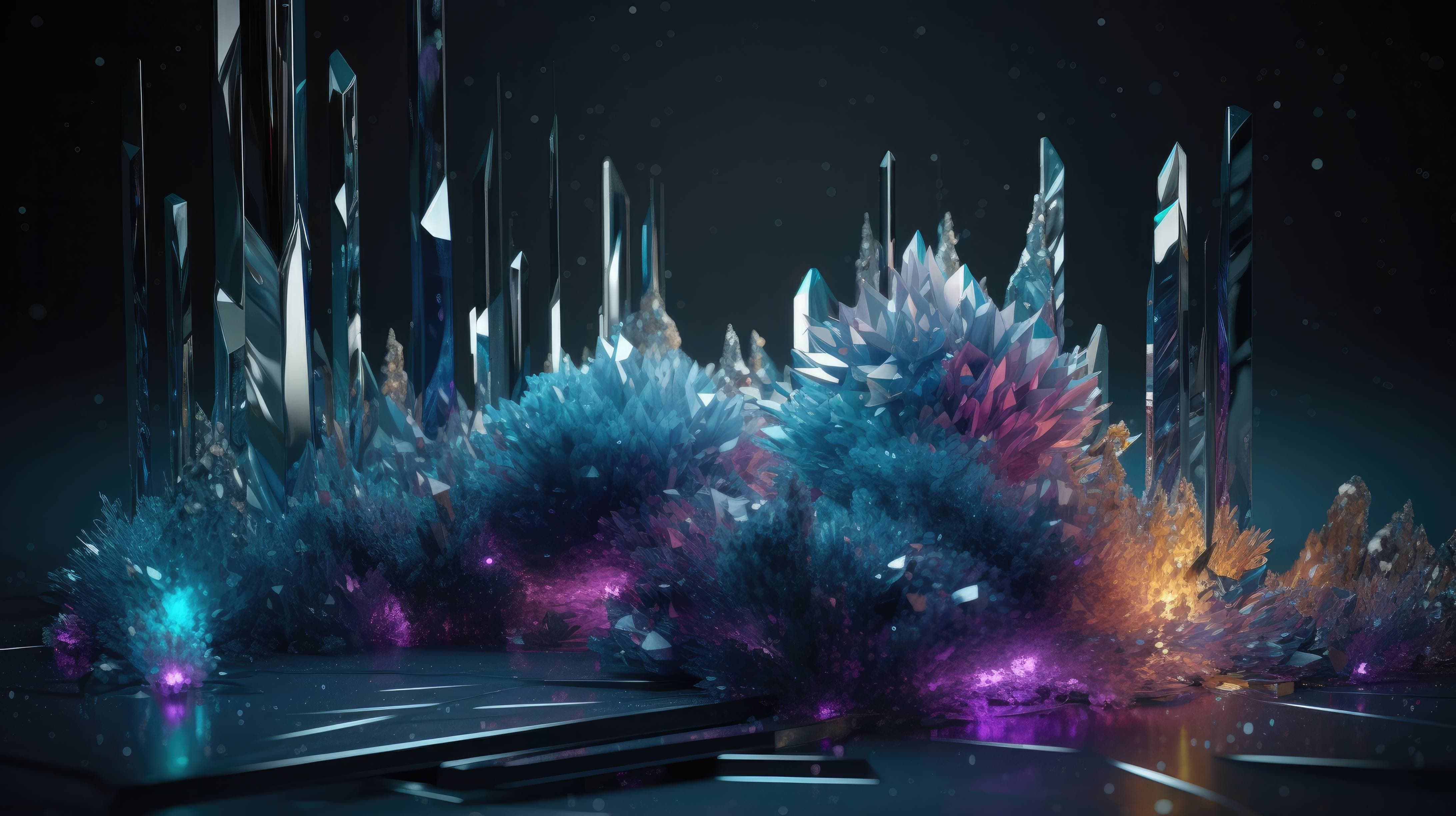 Crystals 4k Wallpapers - Wallpaper Cave