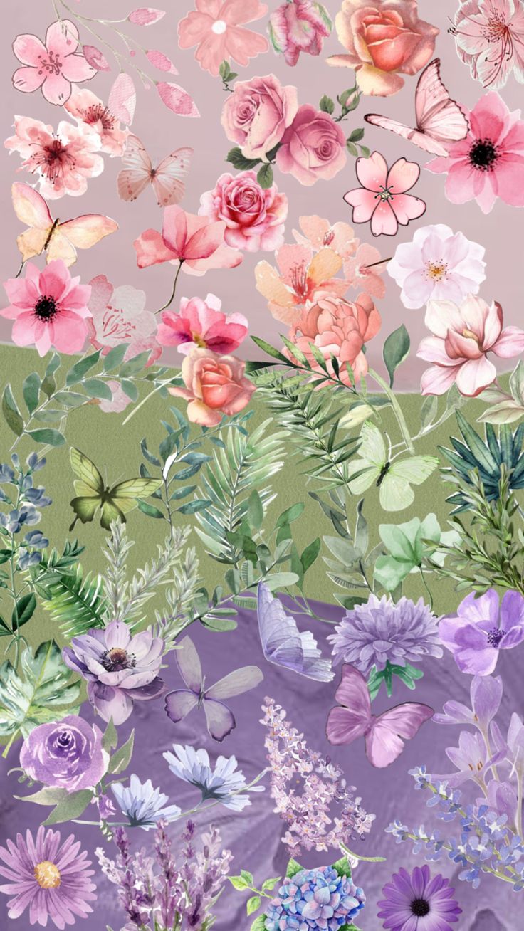 Digital Flower Wallpapers - Wallpaper Cave