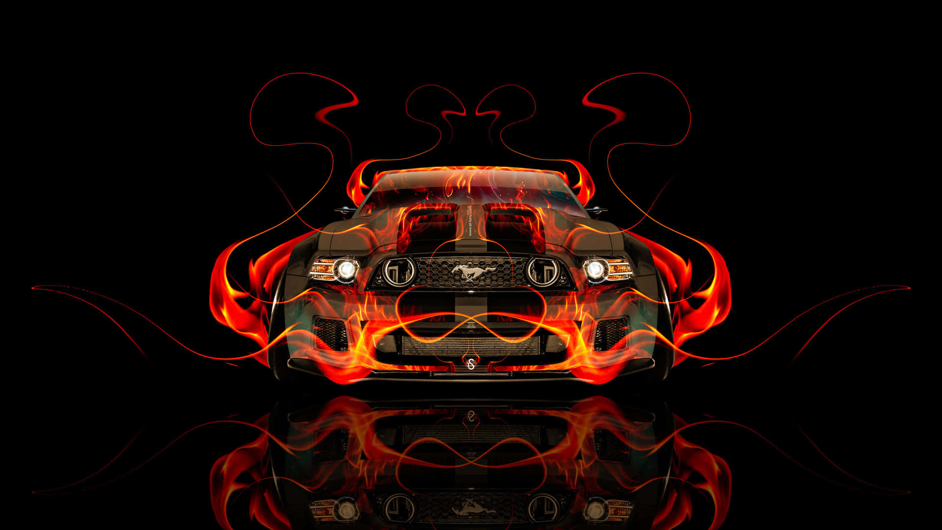 Flaming Car Wallpapers - Wallpaper Cave
