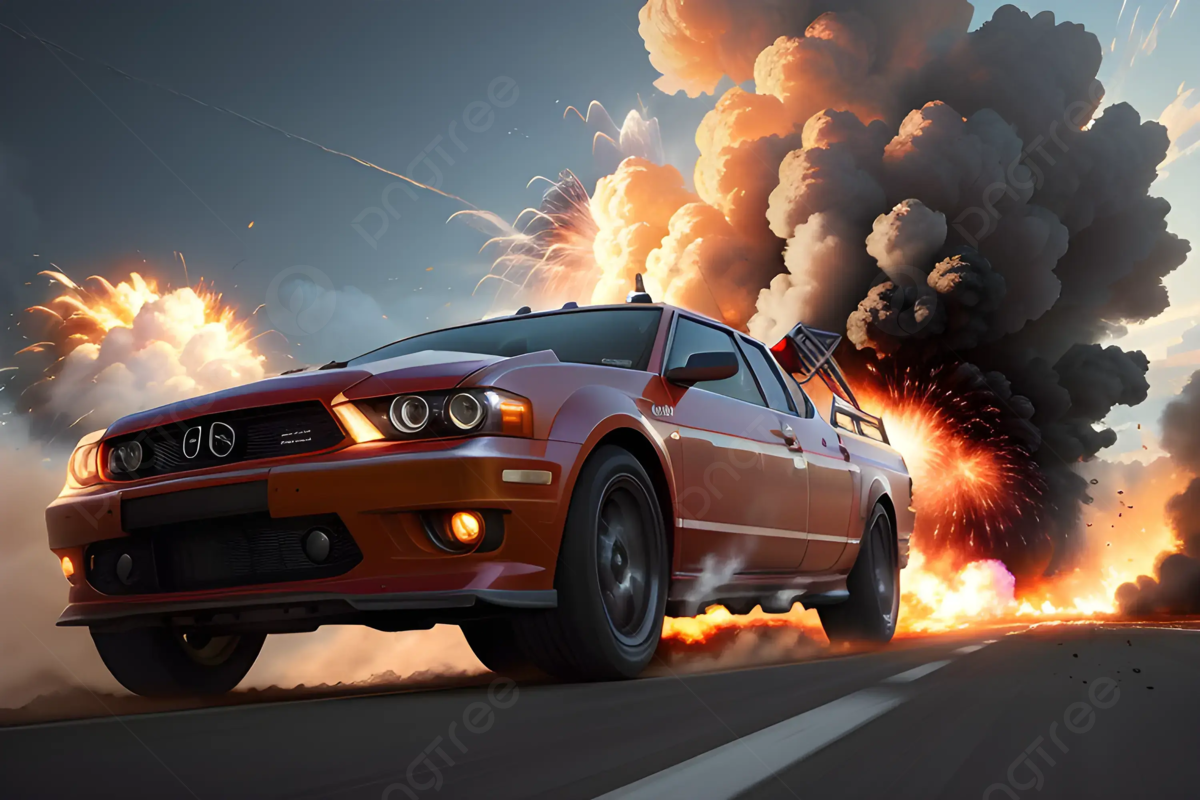Flaming Car Wallpapers - Wallpaper Cave