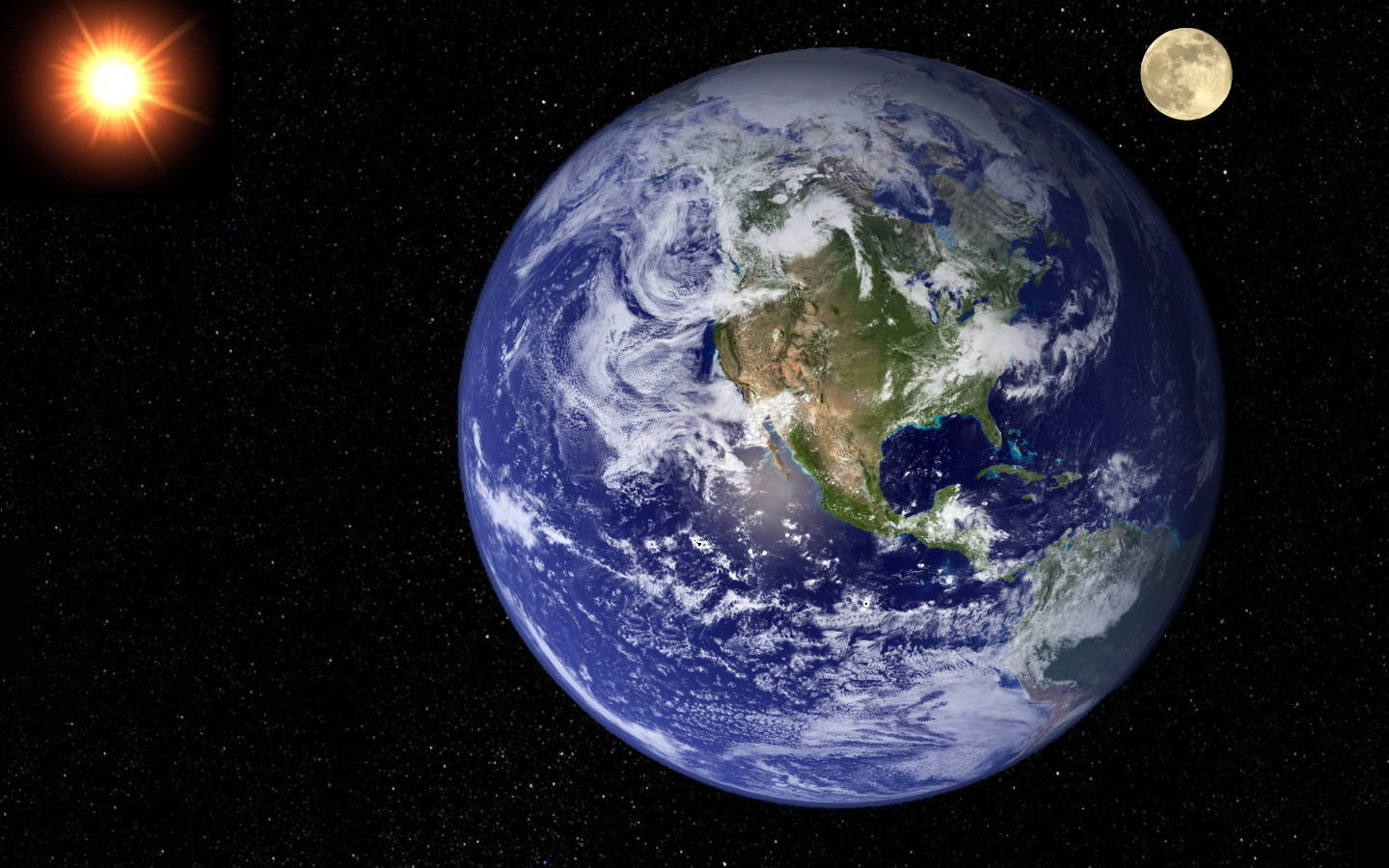 Sun Earth Moon Wallpapers - Wallpaper Cave